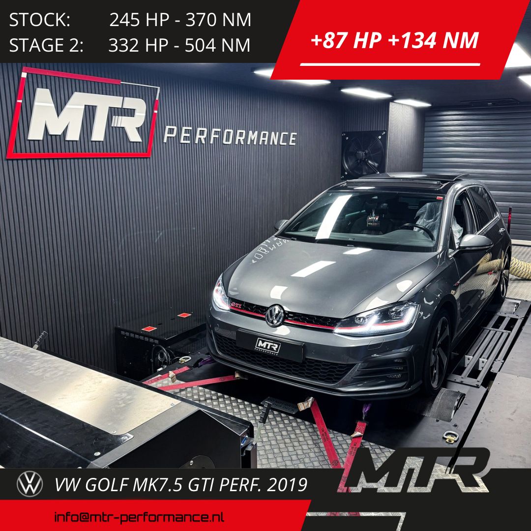 VW Golf MK7.5 GTI Perf. 2.0TSI 2019 - STAGE 2 – MTR Performance NL