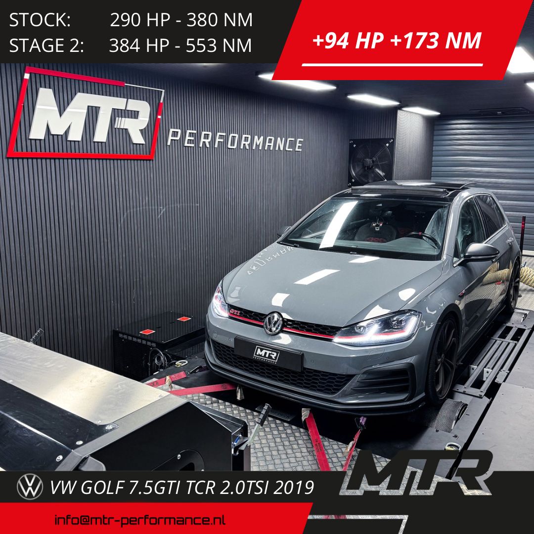 VW Golf MK7.5 GTI TCR 2.0TSI 2019 - STAGE 2 – MTR Performance NL