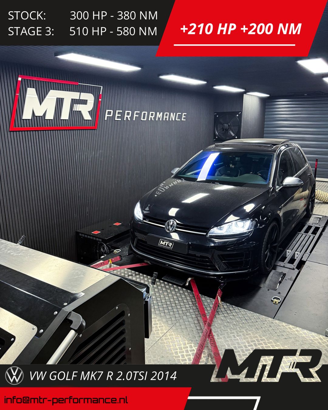 VW Golf MK7 R 2.0TSI 2014 - STAGE 3 – MTR Performance NL