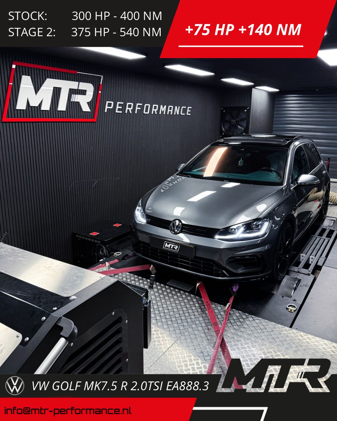 VW Golf MK7.5 R 2.0TSI 2019 - STUPEN 2 – MTR Performance NL