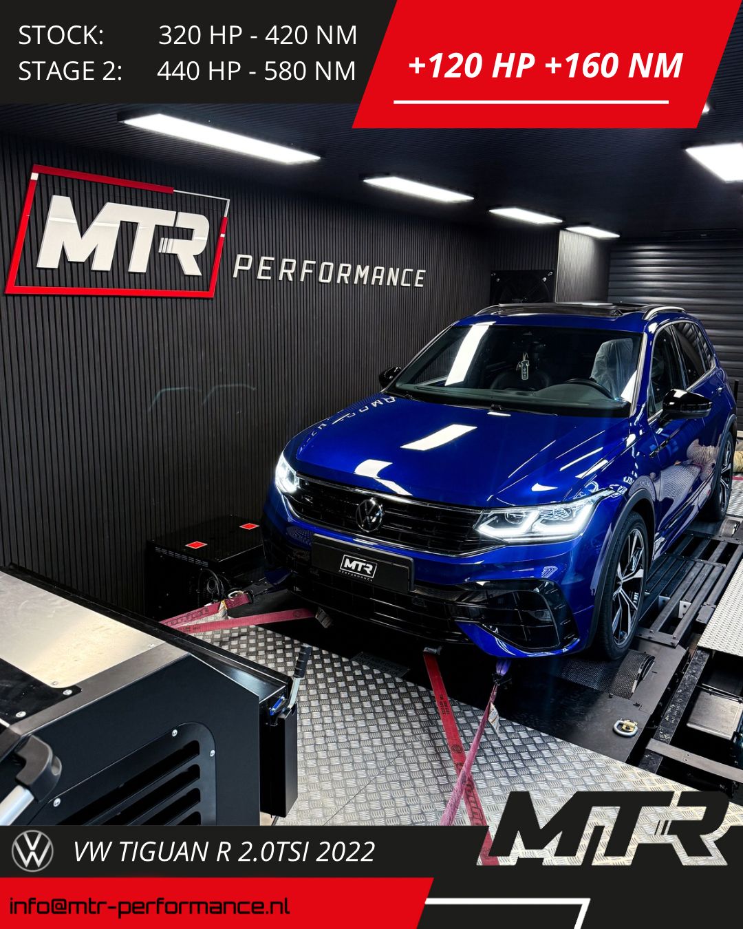 VW Tiguan R 2.0TSI 2022 - STAGE 2 – MTR Performance NL