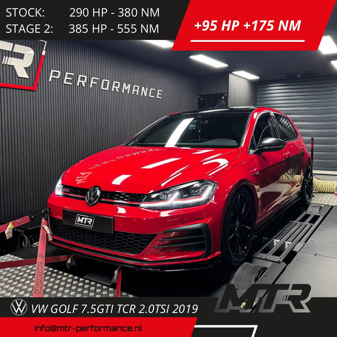 VW Golf MK7.5 GTI TCR 2.0TSI 2019 - STAGE 2 – MTR Performance NL